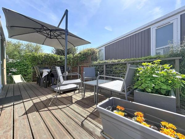 Mobil-home Grand Confort 2 Chambres, Proche Plage, 4 Pers., Piscine Chauffée, Parking, Wi-fi Gratuit - Fr-1-361a-86 - Carolles
