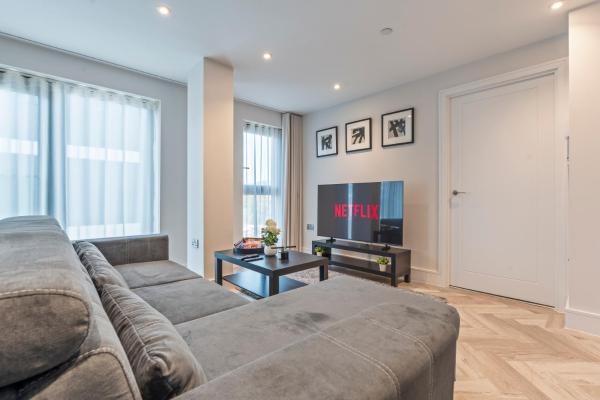 Modern City Apartment - Sleeps 4 - 1 Train To Central - Cockfosters