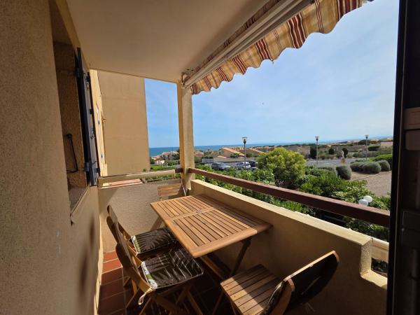 Soleil Et Mer - Appartement Avec Balcon - Vue Mer - Piscine - 4 Personnes - Saint-Pierre-la-Mer