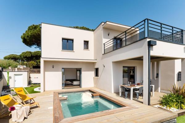 Villa Azura Villa Familiale Piscine à Jets - Plage - Valras-Plage