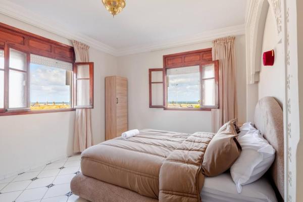 Beachfront Aprt - Ocean & Sunset View - Workspace - El Jadida