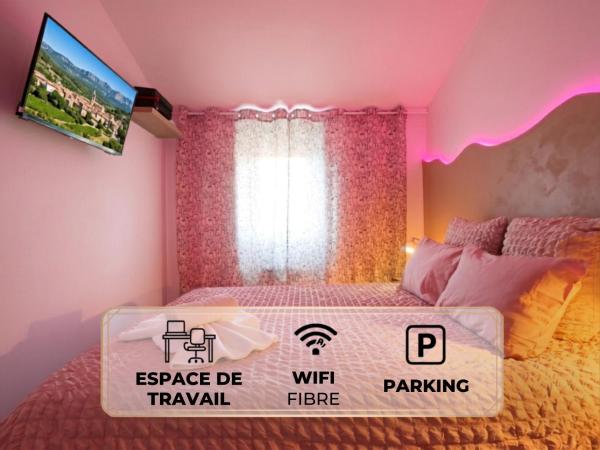 Studio La Vague - Idéal Couple En Escapade Provence Hors Foules - Marché Samedi à Pied - Bois De La Lare 6km - Centre Ville Auriol - Marseille 27km - Aubagne 11km - Wifi Hd - Climatisation - La Bouilladisse