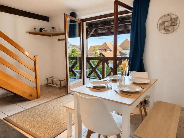 Bright Duplex With Balcony & Parking, 6 Guests, 5 Min From Colmar - Elzas