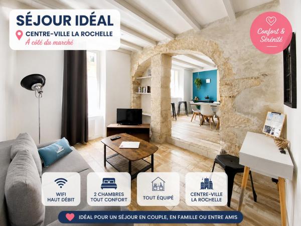 Appartement De Charme Plein Centre-ville De La Rochelle à 2 Pas Du Marché - La Rochelle