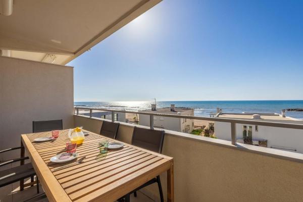 Les Vagues Bel Appartement Vue Mer Avec Acces Plage - Valras-Plage