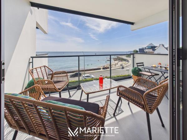 -Blue- Studio Avec Vue Mer Et Parking - Concarneau