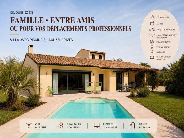 Socozy Villa Oasis, Piscine & Jacuzzi, 8 Pers - Colomiers