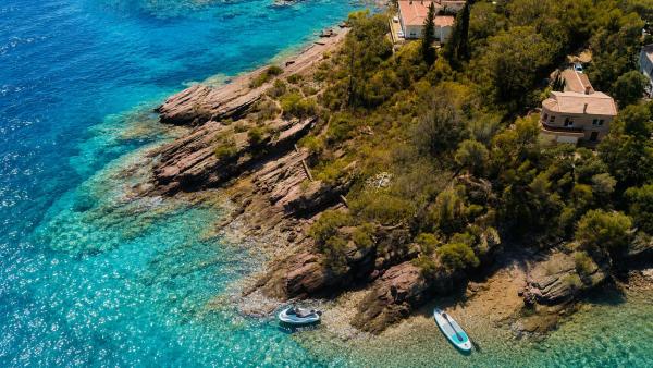 Villa Provençale Authentique Front De Mer Piscine Et Plage Privée - Agay