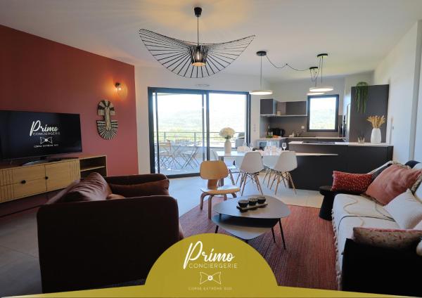 Le Léon - Appartement Design - Terrasse & Vue - Porto-Vecchio