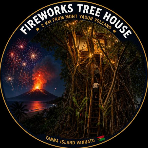 Fireworks Tree House - Vanuatu