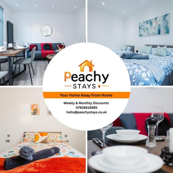 Modern 4 Bedroom House Sleeps 10, 13 Minutes From Liverpool City Centre, Free Parking & Wi-fi, Weekly And Monthly Stays, Great Rates Available At Peachy Stays - Birkenhead