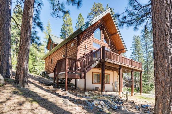 Blue Lake Springs Log Cabin Dog Friendly - Arnold, CA