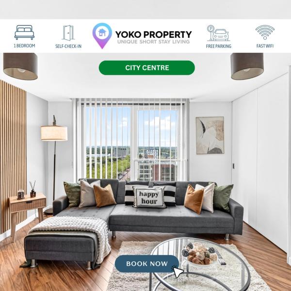 Chelsea Apartment @ The Hub • City Views • Free Parking • Sky Tv • Fast Wifi • Yoko Property - Middleton Hall