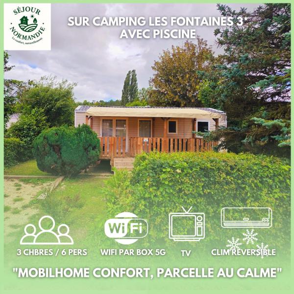 Séjour Normandie - Mobilhomes Premium Avec Clim, Tv & Wifi Dans L'eure - Anet