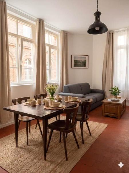 Appartement Authentique - Cœur Historique Orbec - Bernay