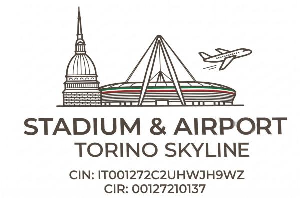 Stadium & Airport Torino Skyline - Turim