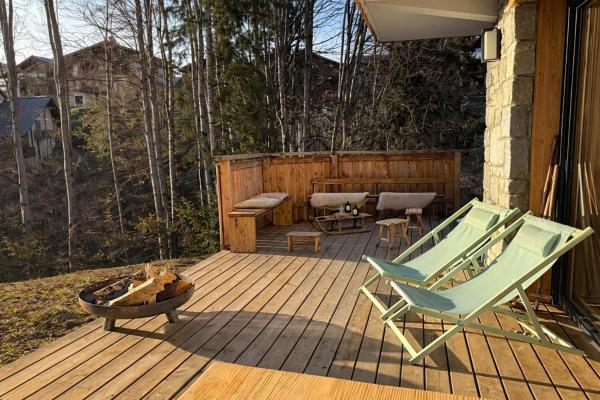 Appartement Carroz D'arâches - Lodge Le Chamois - 83 M2, 6 Pax, Centre Station, Bain Nordique, Terrasse, Bbq - Flaine