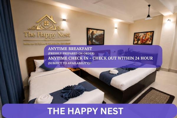 The Happy Nest- A Boutique Stay Only 7 Mins From Nemcare, Apollo, Physicswalla, Allen - Guwahati