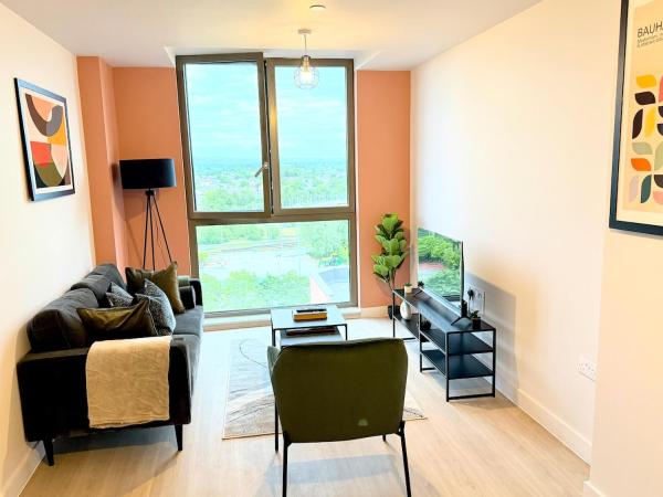 Brand New 1br Apt With Balcony Near Old Trafford Wt Free Parking - Manchester