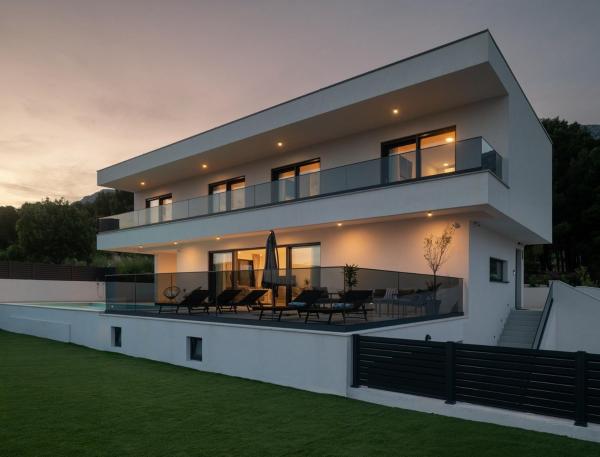 New Villa Lamar Heated Pool Sea View Near Split - Split