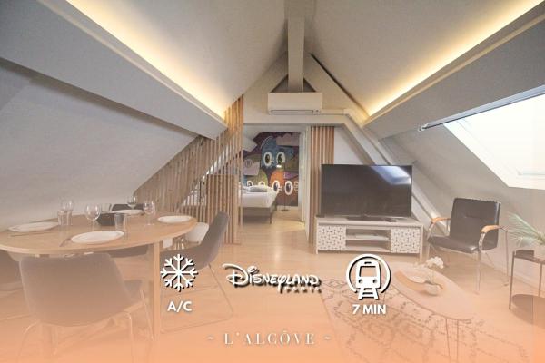 La Mansarde - Cozy T2 - Disney, Gare, Hypercentre - Lagny-sur-Marne