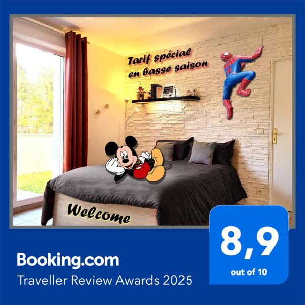Appartement Avec Salle De Jeux Privée,10min De Disney Transport En Commun 6 Couchages - Île-de-France