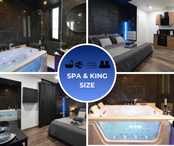 Suite Romantique Spa & King Size - Le Secret Carnot - Pau