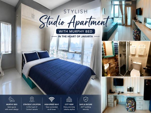Stylish Studio Unit At Capitol Park Residence - Jakarta