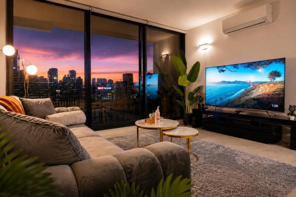 Cozy Cbd Apartment With Outdoor Balcony Setup, Gym, Pool, Sauna & Dining Room - Saint Kilda