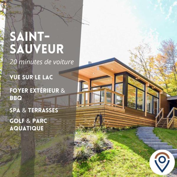 Modern Chalet With Mountain And Lake View By Reserver.ca - Saint-Sauveur