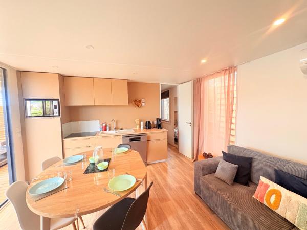 Mobilhome Confort Premium 6-8 Pers Camping Avec Piscine Et Salle De Sport - Le Barcarès