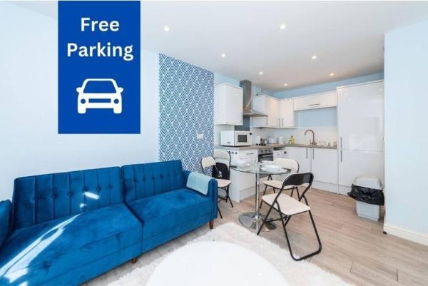 Free Parking Central Reading Flat Fully Equipped - Reading