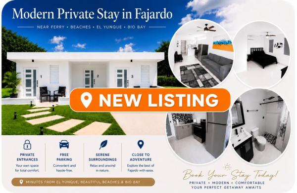 Charming And Private Stay In Fajardo - Near Ferry - Beaches - El Yunque - Biobay - Fajardo