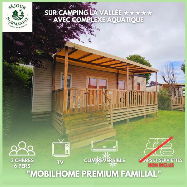 Séjour Normandie - Houlgate - Mobilhome Premium 3ch-6p Avec Clim & Tv - Camping 5 éToiles - 165 - Cabourg