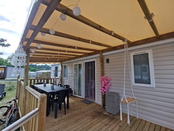 Mobil Home Mimizan Plage Climatisé Dans Camping Avec Piscine - Mimizan Plage