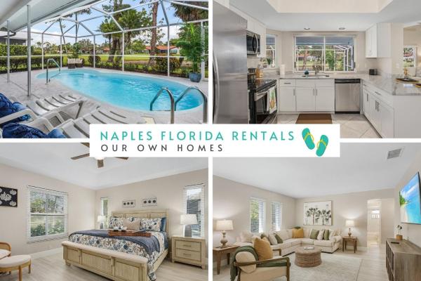 Naples Golf Front Luxe Home, Htd Pool, Golf Available At Quail Run - Naples, FL