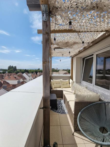 Strasbourg Neudorf - Terrasse Privée - Tram 1min - Strasbourg