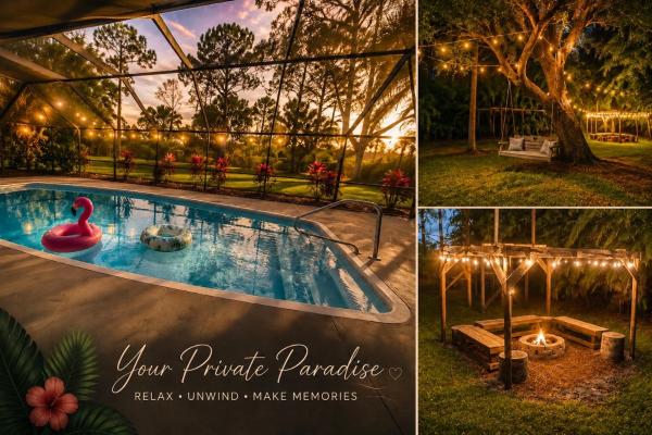 Heated Pool At Persimmon Retreat - Palm Beach Gardens, FL