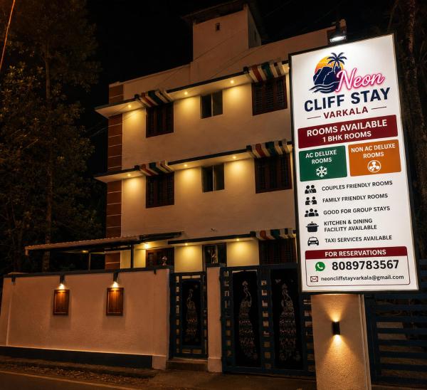 Neon Cliff Stay Varkala - Varkala