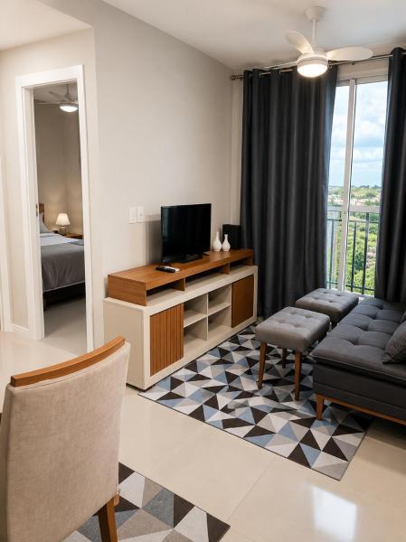 Apto Completo Com Wi-fi E Vaga Em Nova Iguaçu Conforto Total - Nova Iguaçu