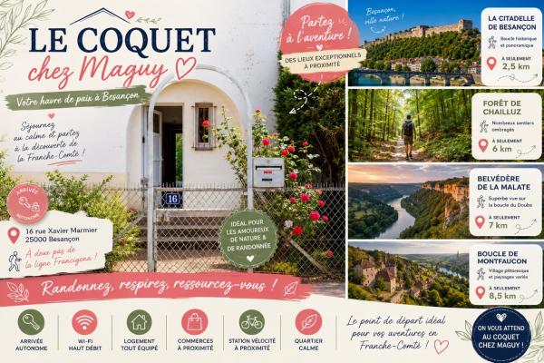 Le Coquet Chez Maguy Maison De Ville Avec Jardin - Besançon