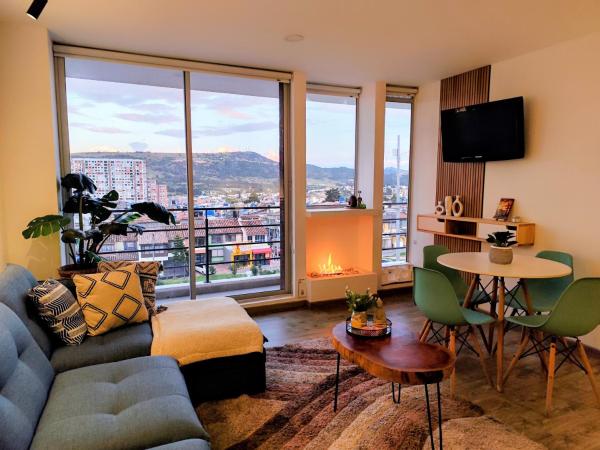 Apartamento Blue Con Chimenea Al Norte De Tunja Y Parqueadero Gratis - Boyaca