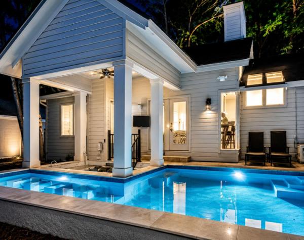 Poolside Paradise Swim-up Bar Hot Tub In Hhi - Bluffton, SC