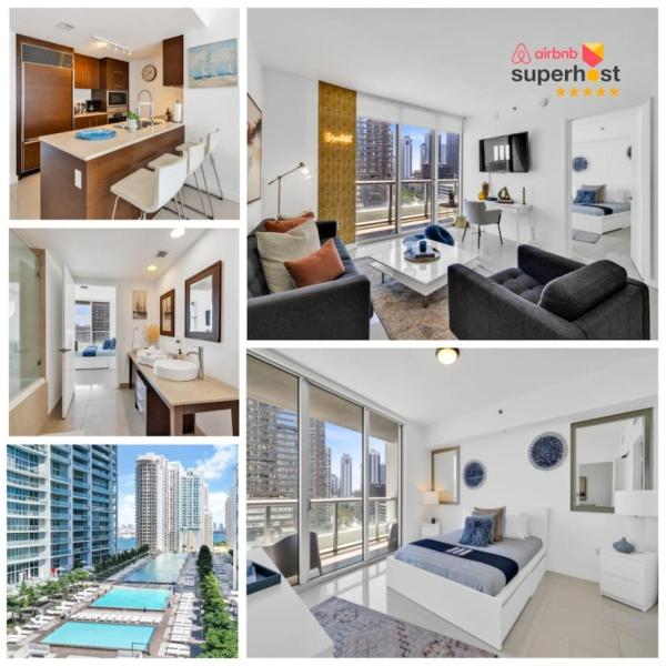 W Hotel Residence Bayview 2br, 3 Pools, Spa, 4 Restaurants, Free Gym Classes 1609 - Miami, FL