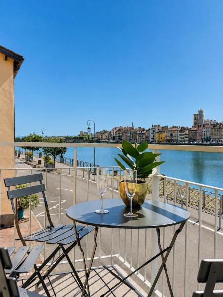 Saône View T3 - Balcon Vue Saône & Climatisé - Mâcon
