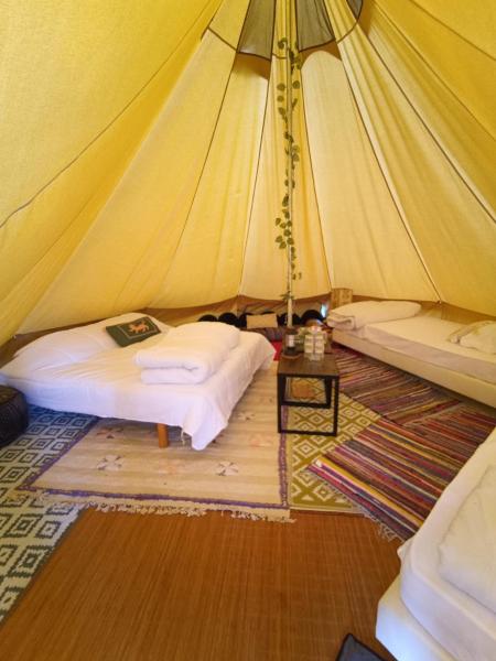 Tipi Coloré à La Ferme à La Plage - Le Porge