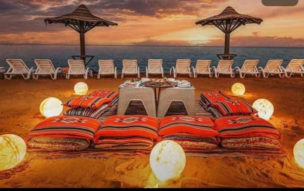 Vip Beachfront First-row Chalet - Hijaz Oasis Resort - Egypt