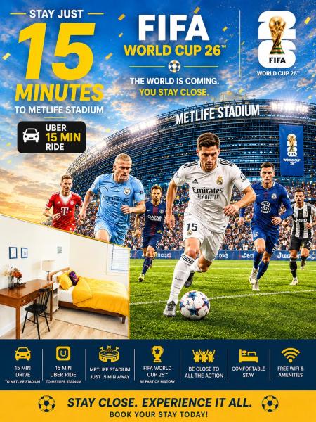 Cozy 1 Bedroom Suite 15 Min Fifa World Cup Metlife - New York City