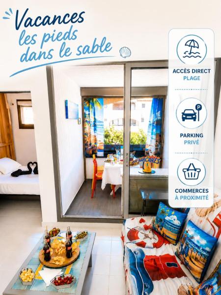 Le Petit Coquillage - Beach Access- Private Parking - Torreilles
