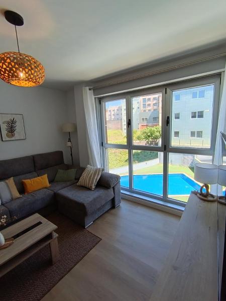 Las Gaviotas,playa,piscinayparking - Malpica